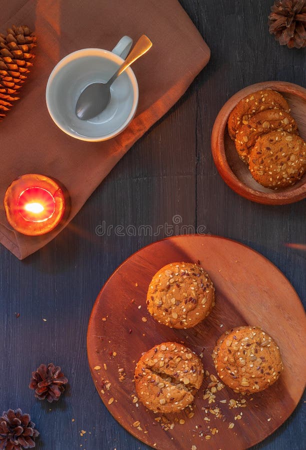 Top View of the Process of Preparing a Quick and Healthy Breakfast ...