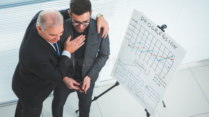 Project Manager Congratulating the Employee on a Successful ...