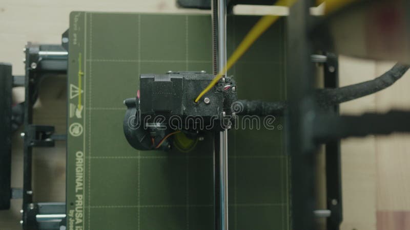 Top View of Prusa 3D Printing Machine while Working Stock Video - Video ...