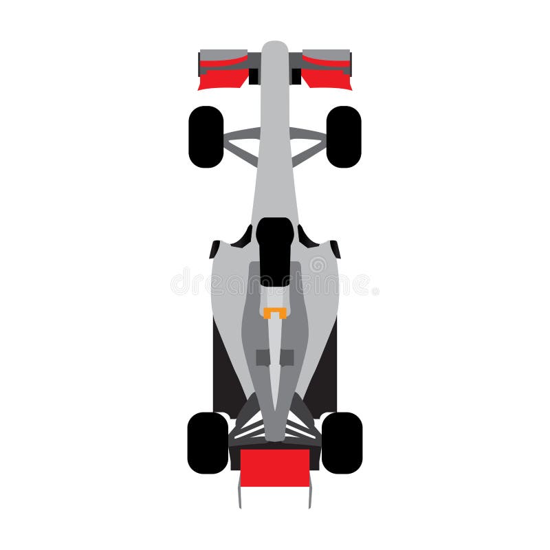 Top view of a racing car stock vector. Illustration of icon - 99831181