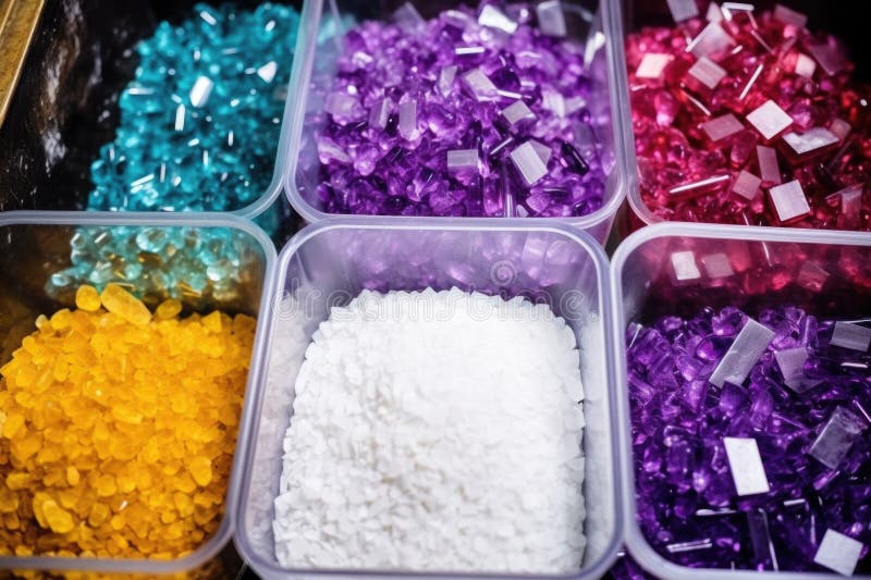 Top View of Raw Materials Being Unloaded for Use in Perfume Stock ...