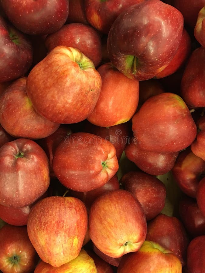 Top view of red apples stock photo. Image of food, pile - 94073110