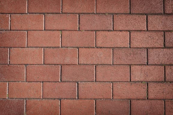 Top view red paving slabs. stock image. Image of texture - 362790263