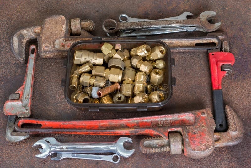Top View of Refrigeration Flaring and Copper Pipe Flaring or Plumbing ...