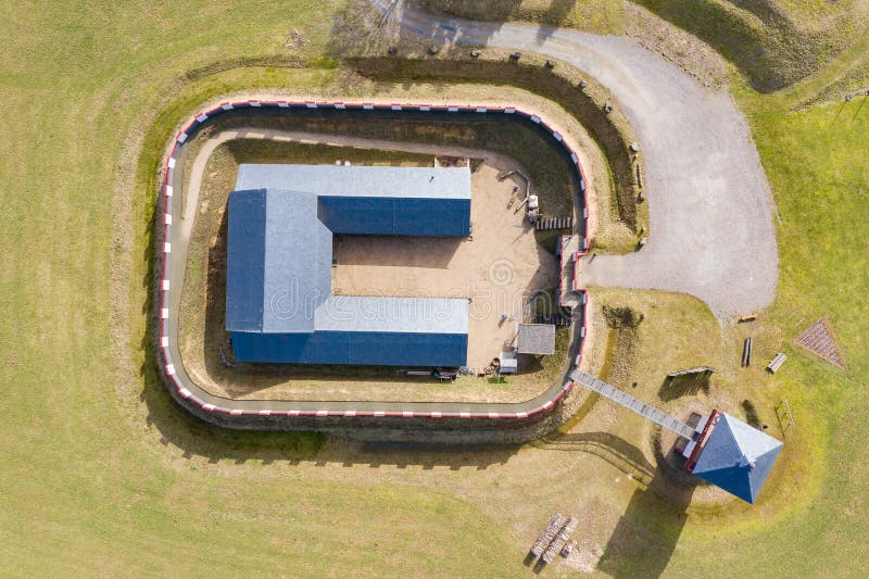 The Limes Fort in Pohl / Germany in the Taunus Stock Image - Image of ...