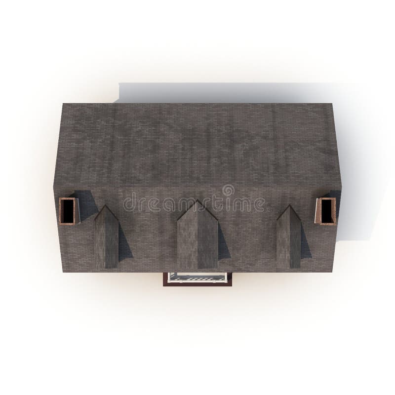 3d Render Top View Of Building Stock Illustration - Illustration of ... 3d Render Top View Of Building Stock Illustration - Illustration of ...