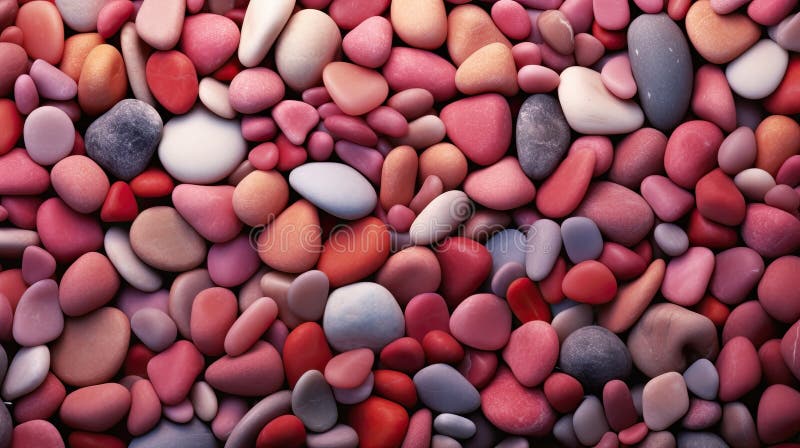 Top-View River Stones. Ideal Background or Pebbles for Your Project ...