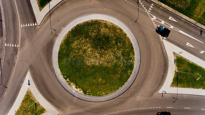 Top View of the Road Junction. Stock Photo - Image of lake, ukraine ...