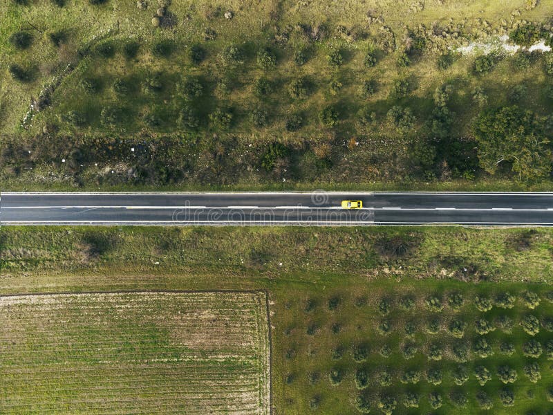 Top view road stock photo. Image of foliage, beautiful - 243499030