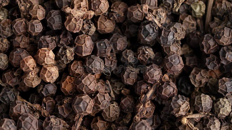 Top View of Rotating of Organic Black Pepper Stock Video - Video of ...