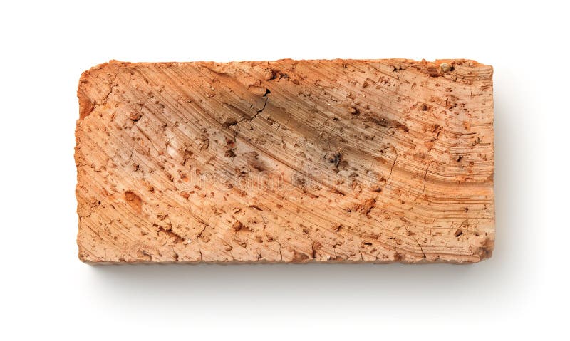 Red Clay Brick stock image. Image of stone, cutout, material - 38090219