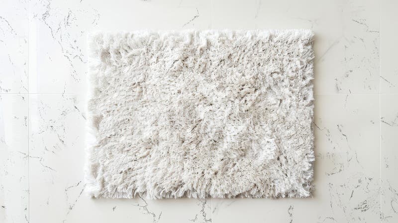 Top View of a Rug on White Background Stock Photo - Image of textile ...
