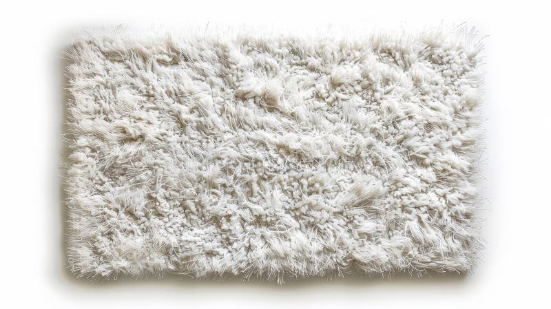 Top View of a Rug on White Background Stock Image - Image of decoration ...