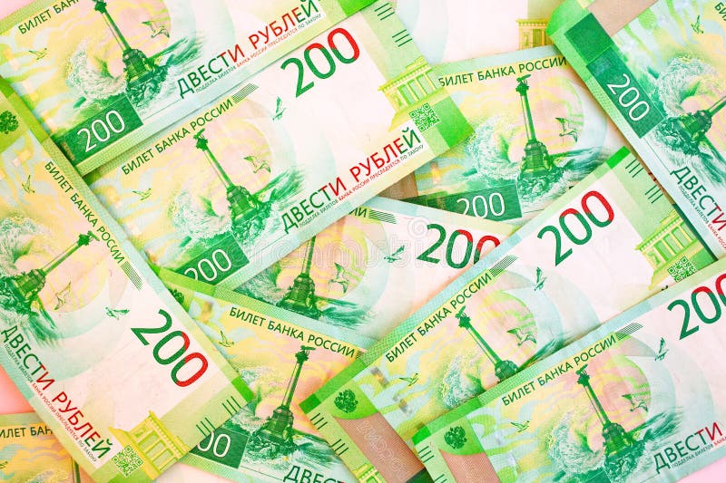 200 Russian rubles stock image. Image of rich, bank - 149827569