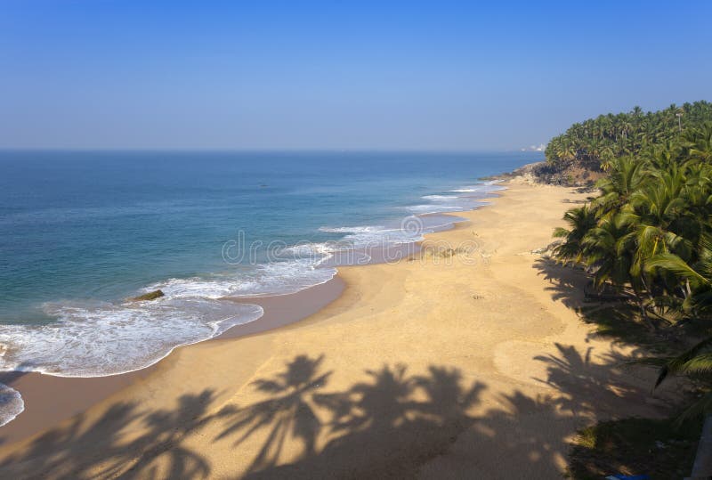 India. Goa. Beach on Sunset Stock Photo - Image of holiday, lagoon ...
