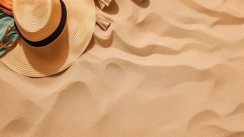 Sandy Beach Background Frame Stock Illustrations – 829 Sandy Beach ...