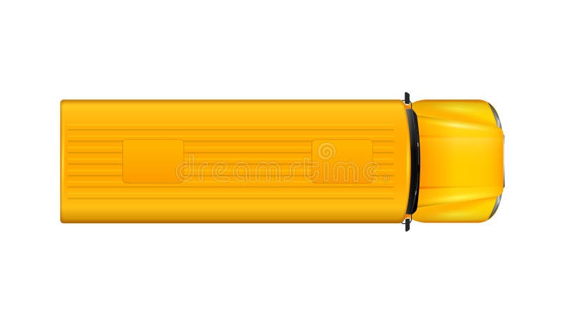 Top View Schoolbus Composition Stock Vector - Illustration of clipart ...