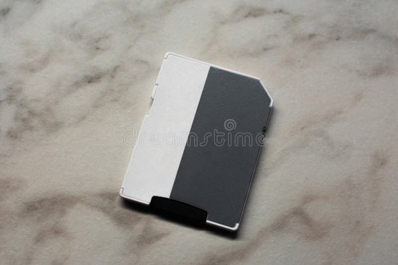 Top View of SD, Micro SD, Card Adapter Lying on the Tabletop Stock ...