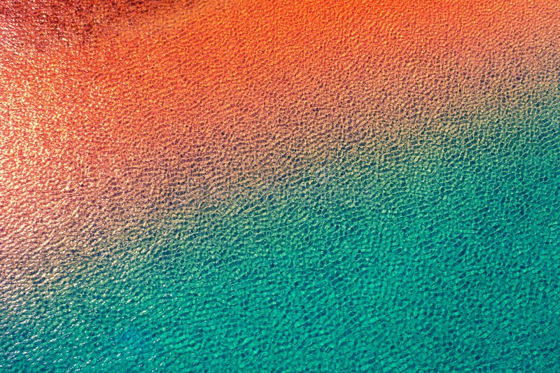Top View of the Sea Surface Stock Image - Image of gradient, scenic ...
