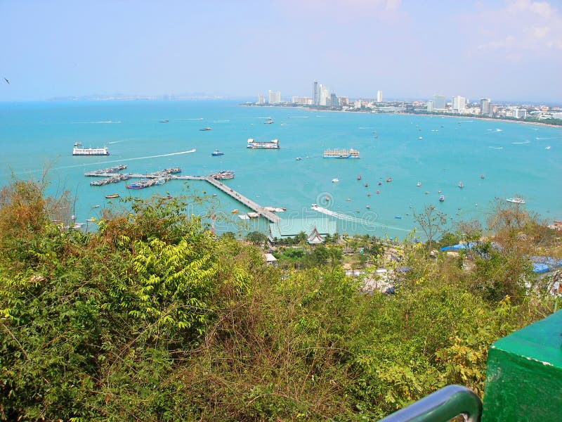 Top View of the Sea from the Viewing Platform Stock Image - Image of ...