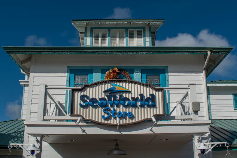 Top View of Seaworld Store at Seaworld 2 Editorial Stock Photo - Image ...
