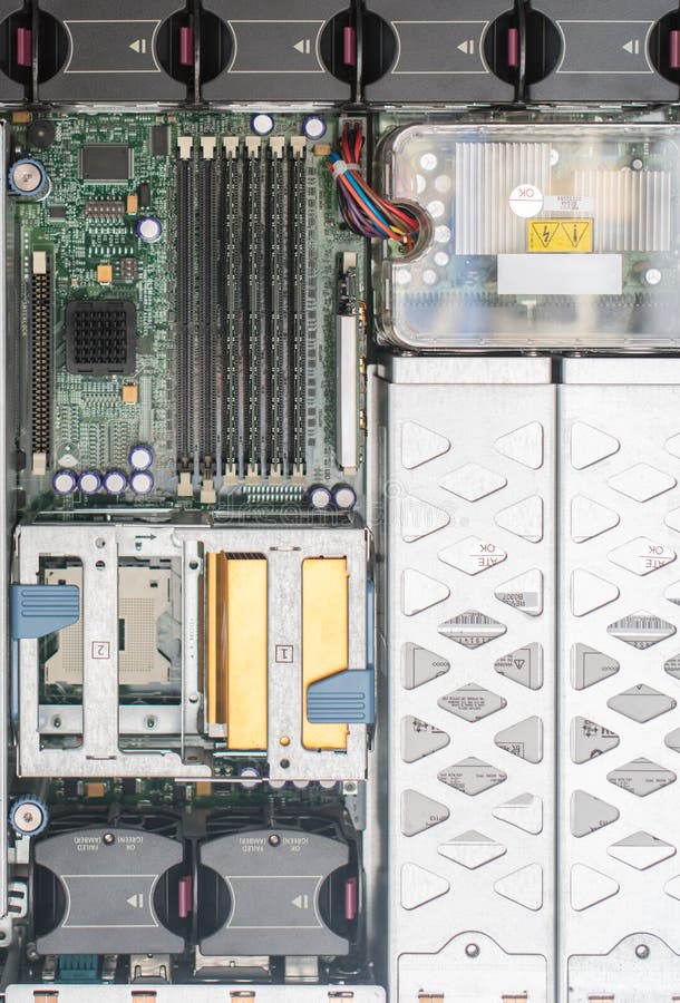 Top view of server pc. stock image. Image of design, closeup - 71841331