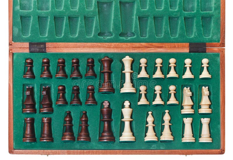 Top View of Set of Chess Pieces Stock Image - Image of knight, battle ...