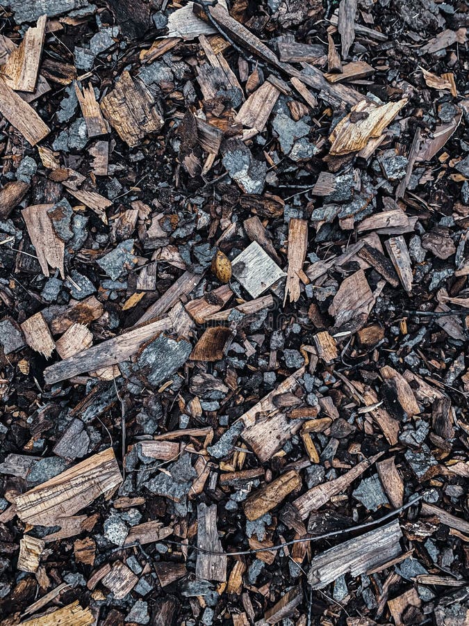 View of a Rubble Wall Made Up of Volcanic Igneous Lava Rock in a Garden ...