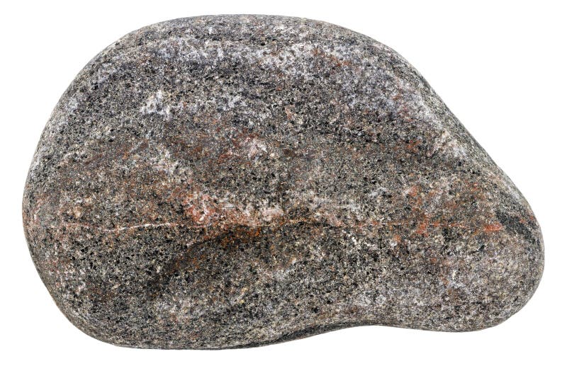 Top View of Single Gray Pebble Stock Image - Image of pebble, hard ...
