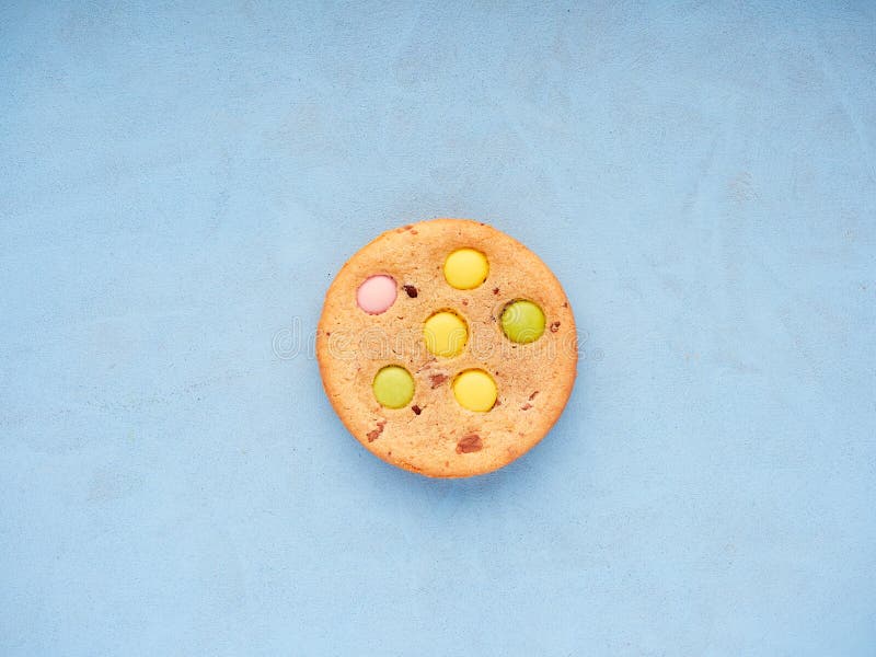 Single cookie stock image. Image of isolated, snack, single - 15832013