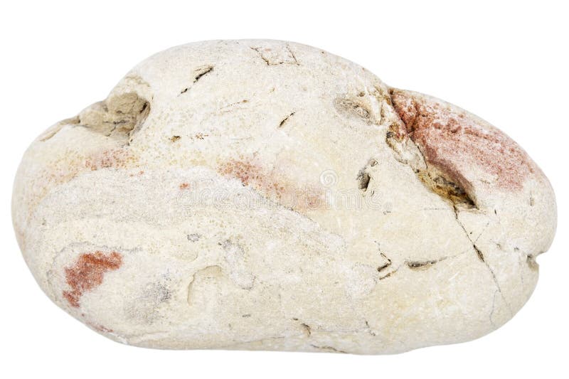 Top View of Single Gray Pebble Stock Image - Image of rough, rock ...