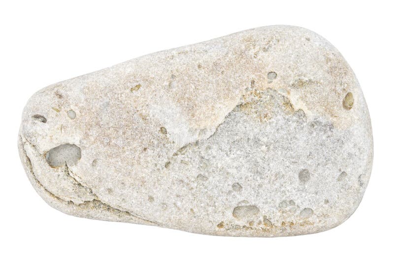 Top View of Single Gray Pebble Stock Photo - Image of curve, gray ...