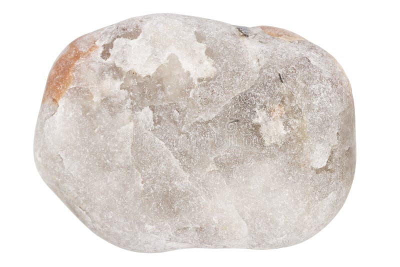 Top View of Single Gray Pebble Stock Photo - Image of granite, curve ...