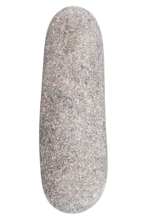 Top View of Single Gray Pebble Stock Image - Image of macro, heavy ...