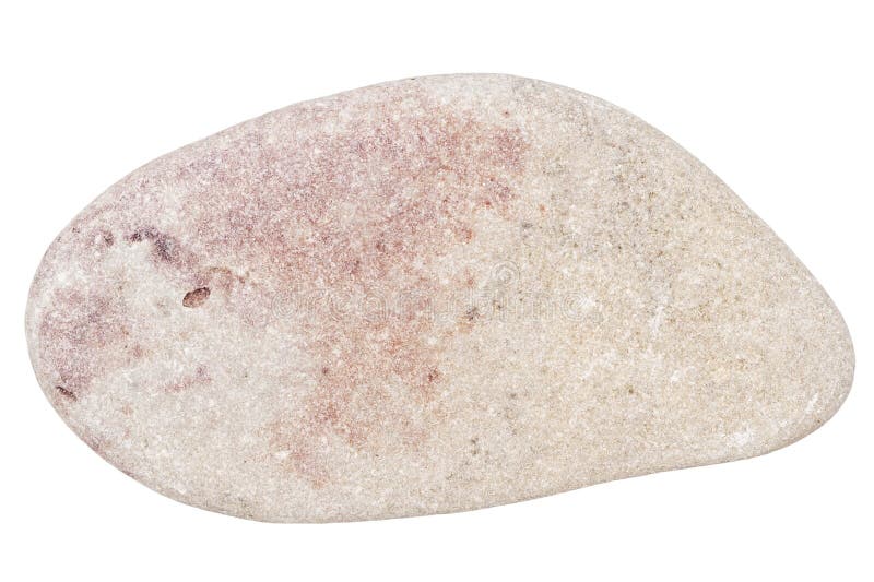Top View of Single Pink Pebble Stock Photo - Image of shape, material ...