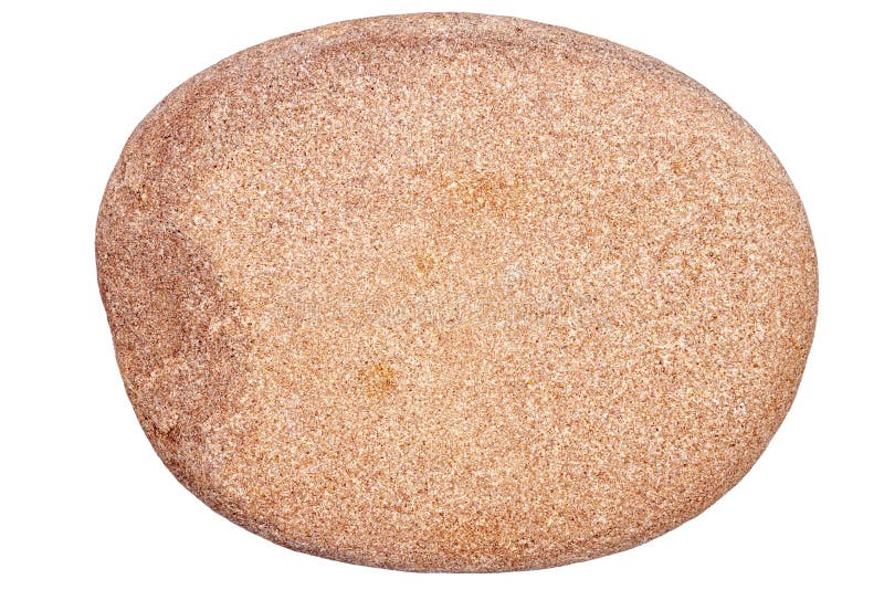 Top View of Single Gray Pebble Stock Image - Image of circle, natural ...