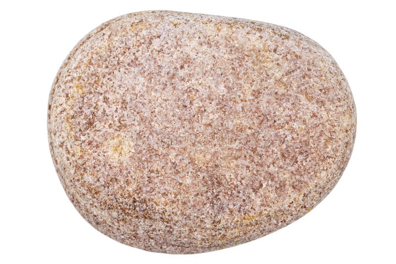 Top View of Single Red Pebble Stock Image - Image of rounded, detail ...