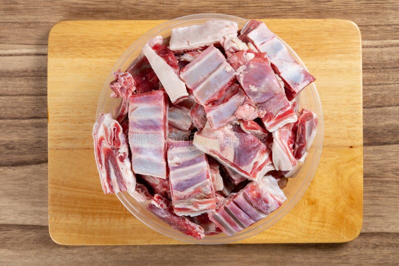 Sliced of lamp chops stock image. Image of nutrition - 308401417