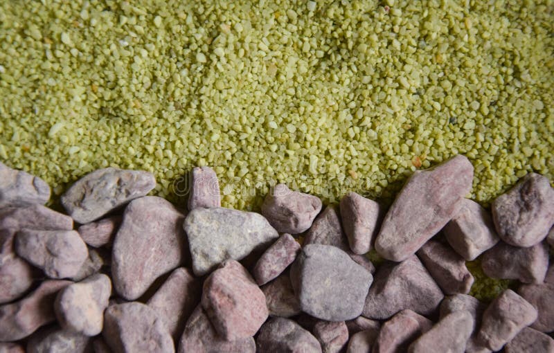 Top View Small Quarry Stone Granite Coarse Sand Texture for Background ...