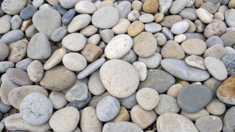 Top View of Smooth River Pebbles Texture Stock Image - Image of texture ...