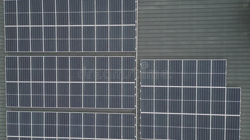 Top View Solar Panel on Rooftop Stock Video - Video of voltaic, solar ...
