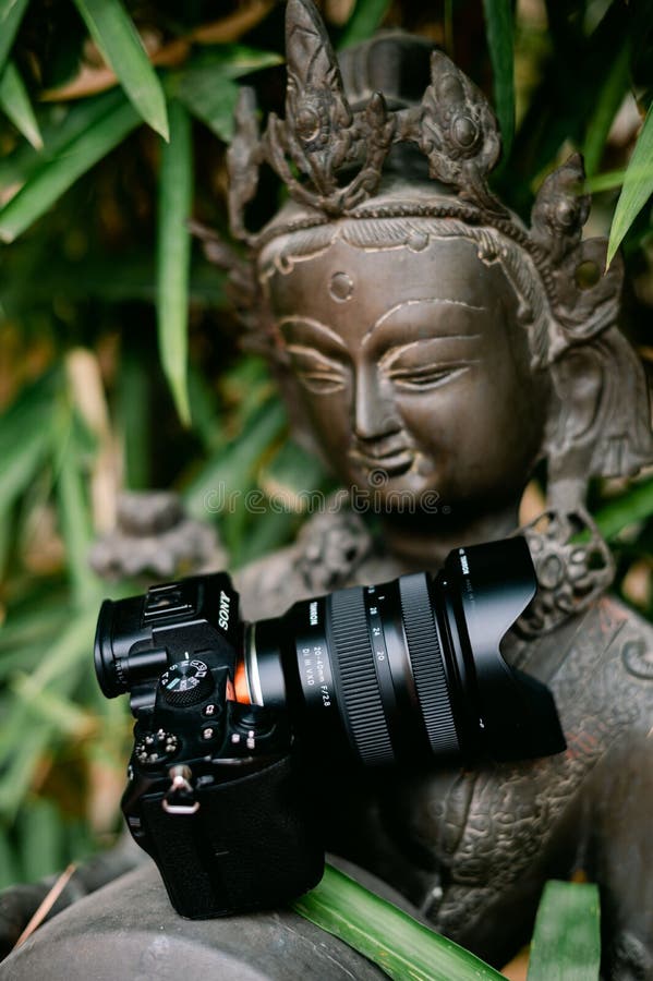 Top View of Sony A7iii with Lens on Editorial Photography - Image of ...