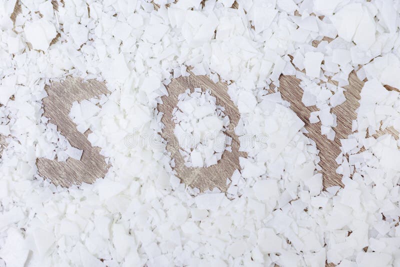 Top View of Soy Flakes on the Table with Text Stock Photo - Image of ...