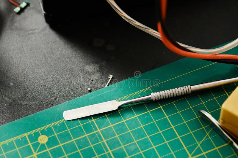 Top View of Special Tool for Stock Image - Image of tool, circuit ...