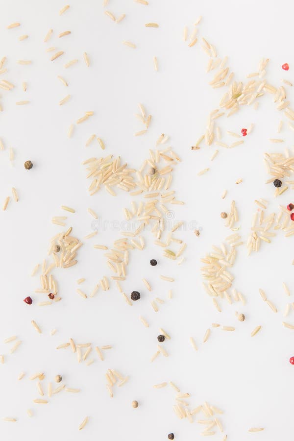 Spilled rice stock photo. Image of thai, tasty, chinese - 2011306