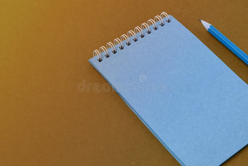 Top view spiral notebook stock photo. Image of spiral - 98259212