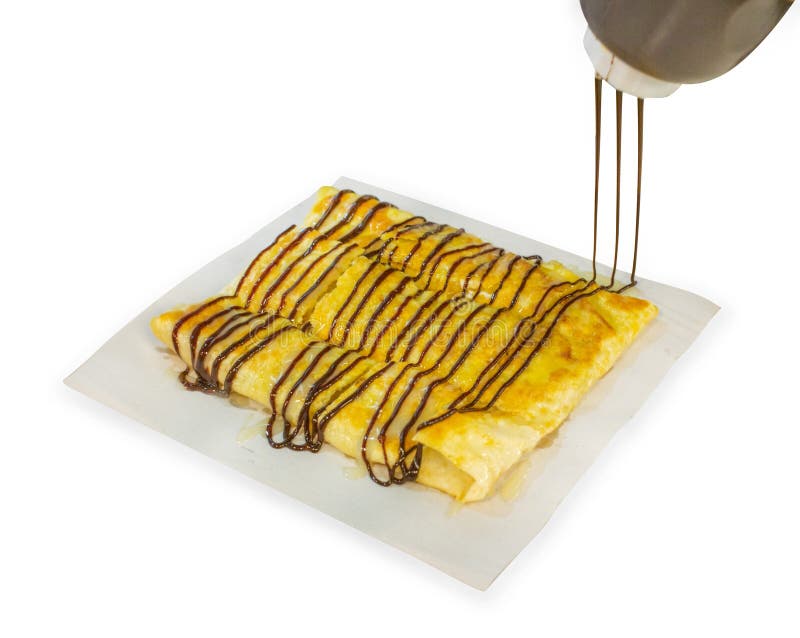 Top View of Sprinkle Chocolate on the Roti , Focus Selective Stock ...