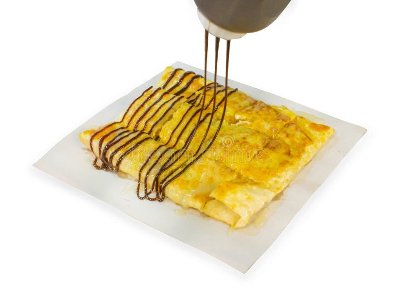 Top View of Sprinkle Chocolate on the Roti , Focus Selective Stock ...