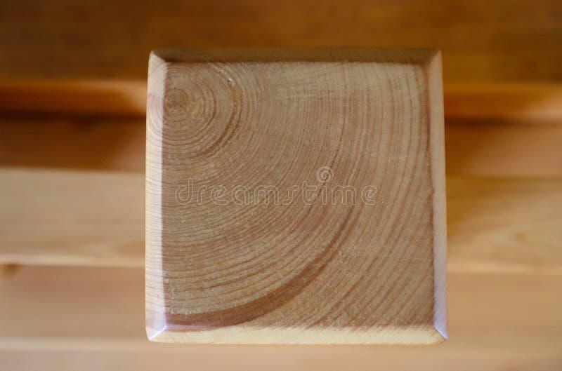 Top View of Squared Wood Texture with Pattern of Wood Aging Rings ...