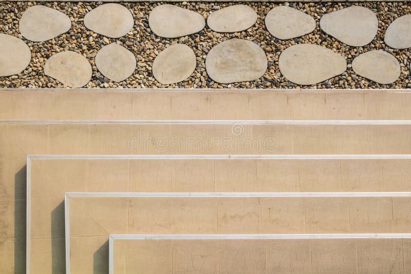 Pebble stair way stock photo. Image of natural, outdoor - 8123110